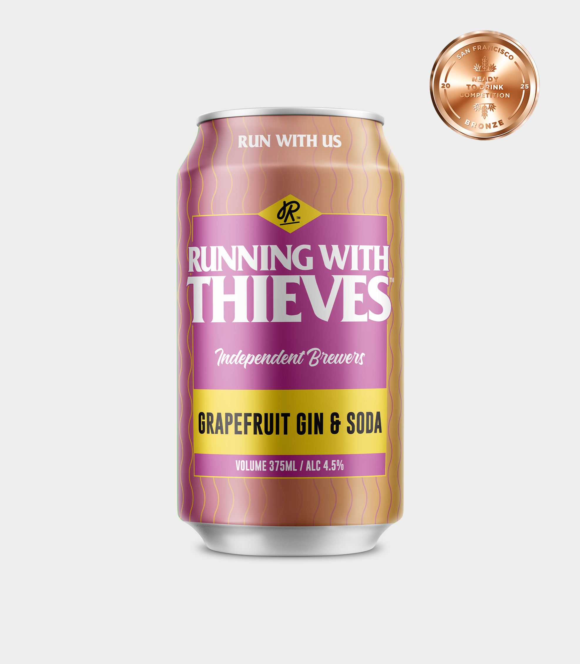 Lets Go Grapefruit Gin Soda – Running With Thieves
