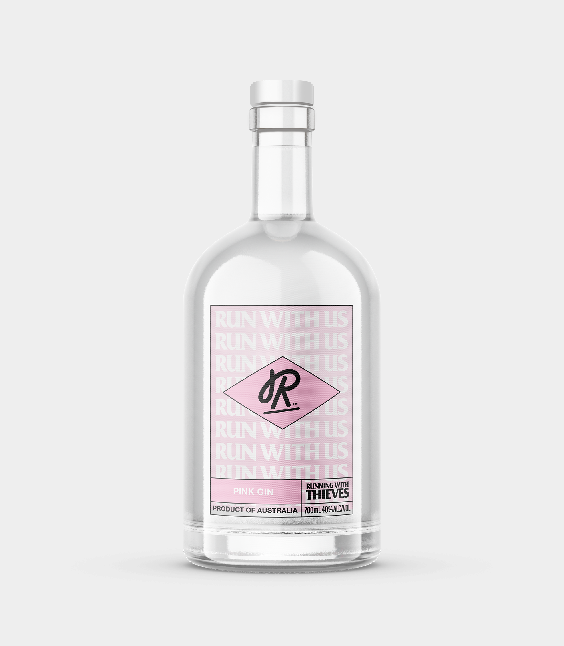 Pink Gin | Small Batch Raspberry & Hibiscus Gin by Running With Thieves